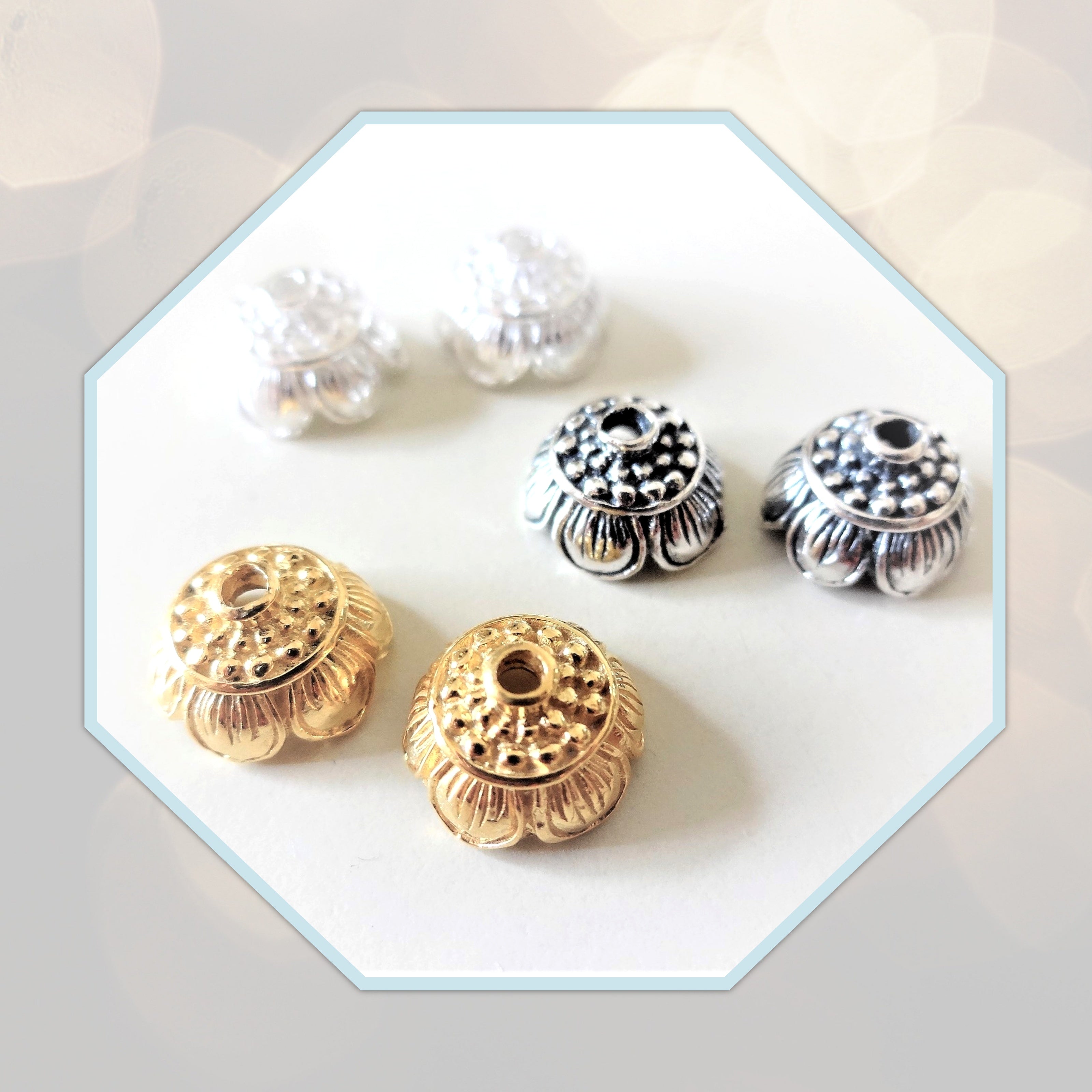 Metal Beads & Bead Caps – Snowshoe Jewelry Supply